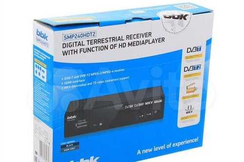 Ресивер DVB-T2 BBK SMP240HDT2 для цифрового тв