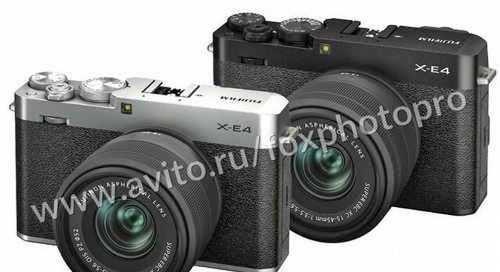 Фотоаппарат Fujifilm X-E4 body Black MHG-XE4 TR-XE
