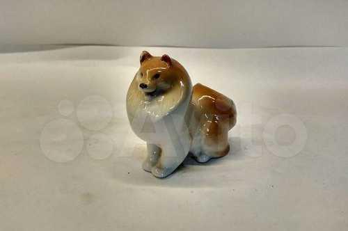 Фарфоровая статуэтка лфз собаки "Лайка"