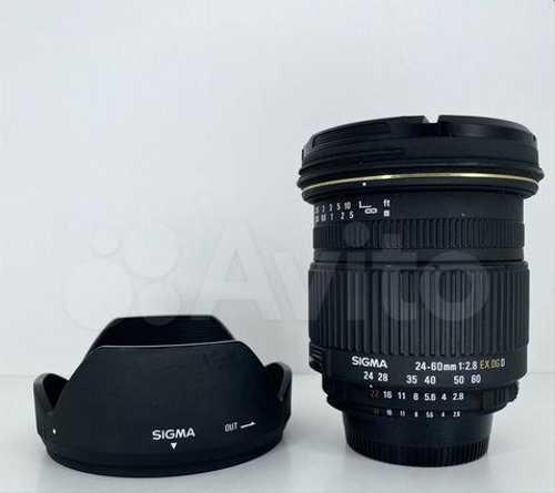 Sigma AF 24-60mm f/2.8 EX DG Nikon F