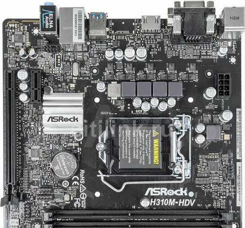 Материнская плата ASRock H310M-HDV LGA1151 v2