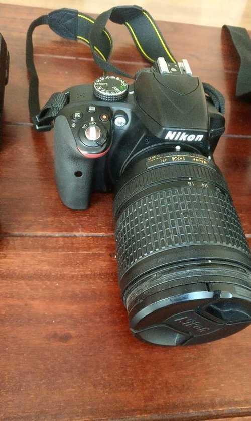 Зеркальный фотоаппарат Nixon d3300 объектив AF-S D