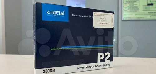 Crucial P2 250GB PCIe M.2 2280 ssdct250P2SSD8, ime