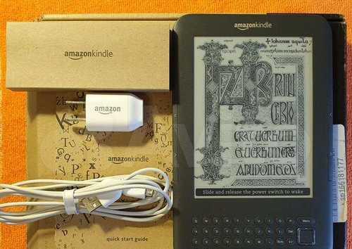 Amazone kindle 3 keyboard (3G+WiFi)