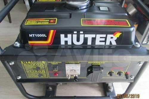 Бензогенератор HT1000L Huter/хутер