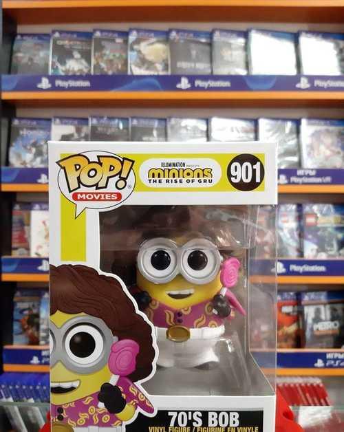 Фигурка Funko POP Vinyl: Minions 2: 70's Bob