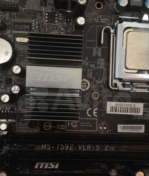Материнская плата msi g41m-p26 (ms-7592)