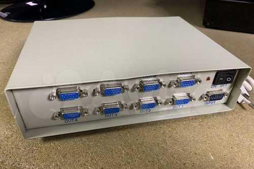 Разветвитель VGA Multiplier на 8 мониторов Гаранти