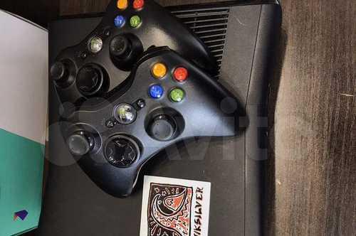 Xbox 360 slime 500gb 2 геймпада