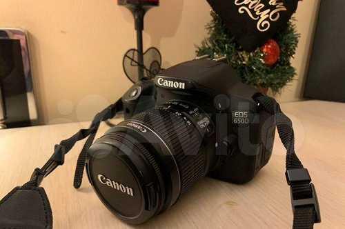 Canon 650D Kit + объектив. Состояние отличное