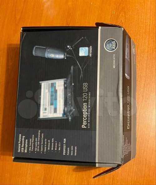 Студийный конденсаторный юзб микрофон Akg p120 usb