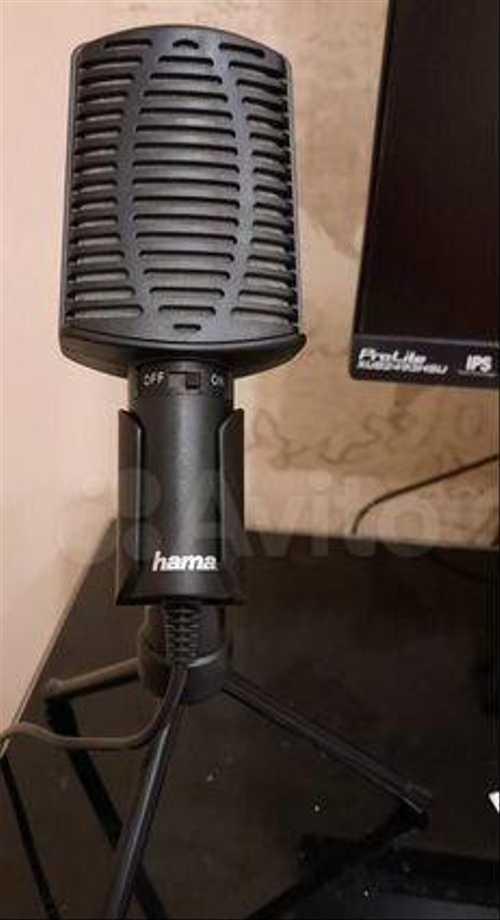 Микрофон hama 00139906 USB настольн