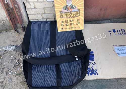 Обивка пассажирского сиденья Газель серый
