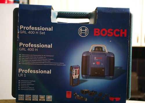 Новый лазерный нивелир Bosch GRL 400 H + LR1 пульт