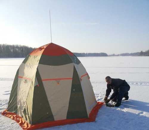 Просторная палатка для рыбалки Нельма 3 Люкс