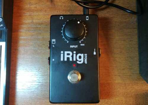 IRig stomp - гитарный интерфейс для iPad/iPhone