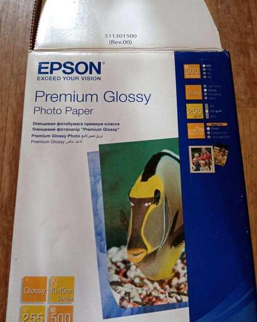 Фотобумага Epson Premium Glossy 10x15