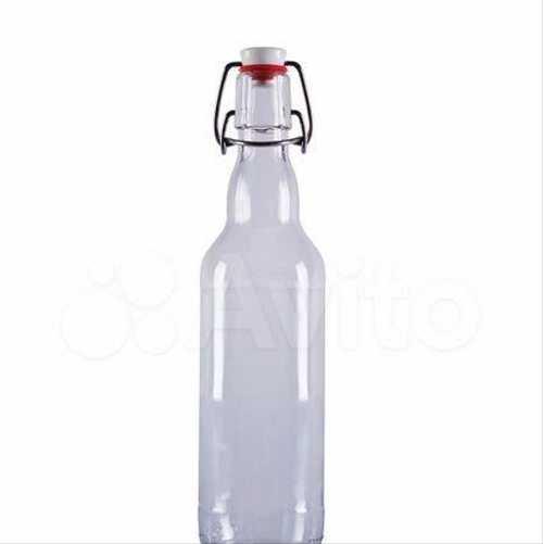 Бутылка бугельная 0,5 прозрачная 6 шт
