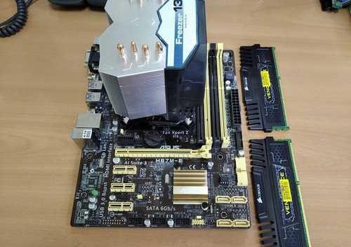 Комплект из Intel i5 4670k + Asus H87M-E