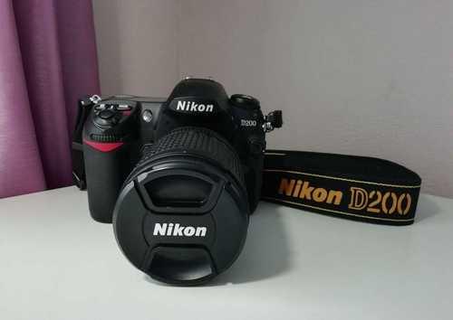 Фотоаппарат nikon d200 с объективом nikon dx af-s