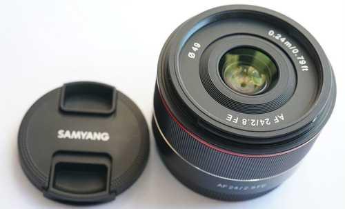 Samyang AF 24mm f2.8 полный кадр для Sony E