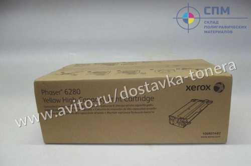 Тонер-картридж желтый Xerox 106R01402 для Phaser 6