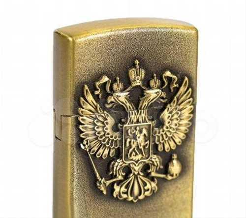 Зажигалка газовая тип Zippo в подарочной коробочке