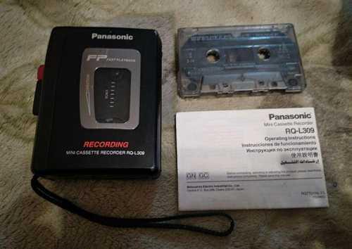 Кассетный диктофон плеер Panasonic RQ-L309