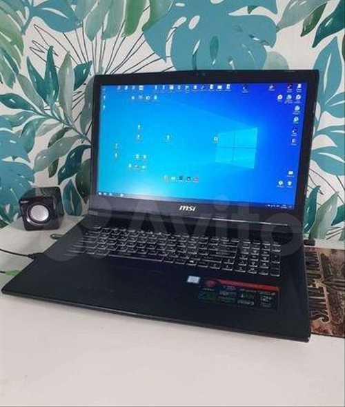 17.3" Ноутбук MSI GP72M 7RDX-1243RU Leopard черный