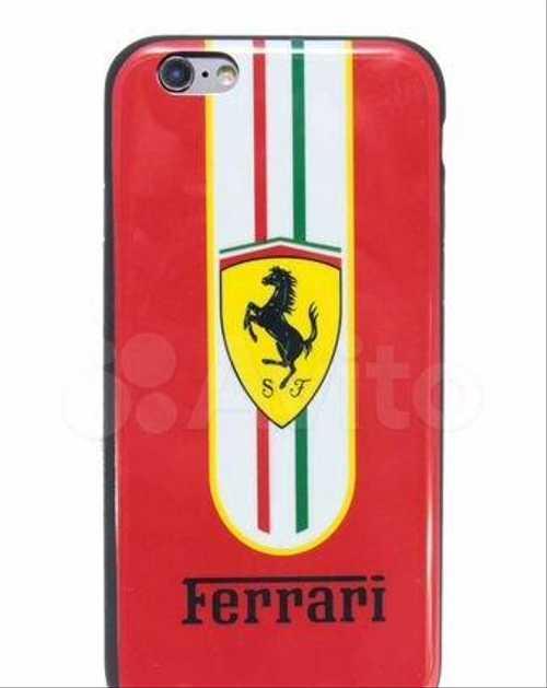 Чехол-накладка для iPhone 6\6S (4.7) image TPU ferrari (3 вида)