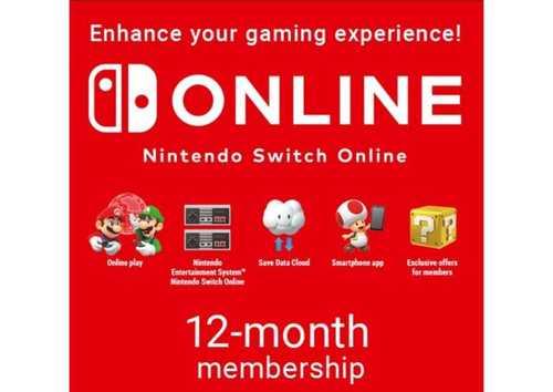 Подписка Nintendo Switch Online Membership 1 год