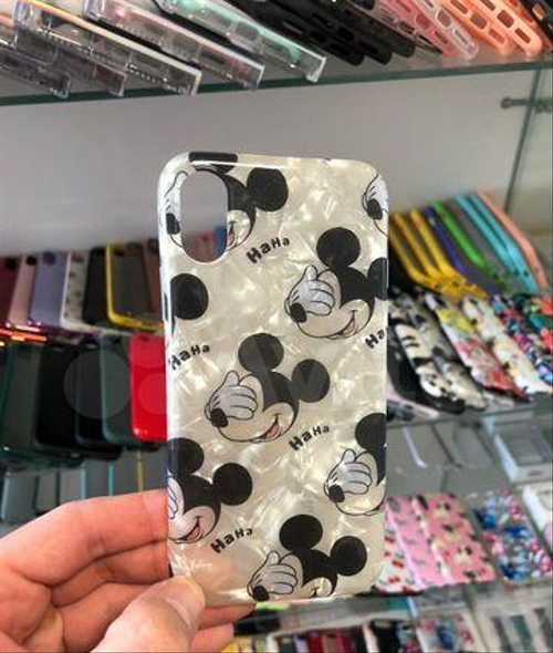 Чехол на iPhone X / Xs "Микки"