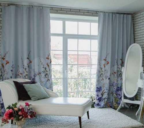Классические шторы Akvarel Цвет: Фиолетовый