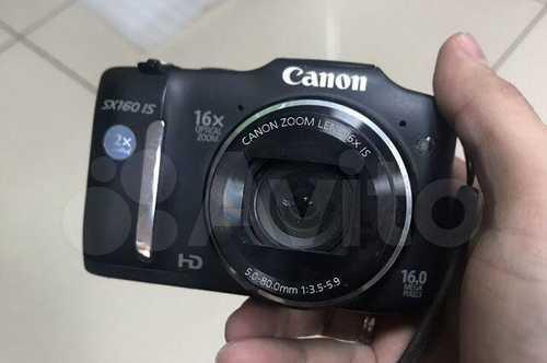 Фотоаппарат canon sx160 is