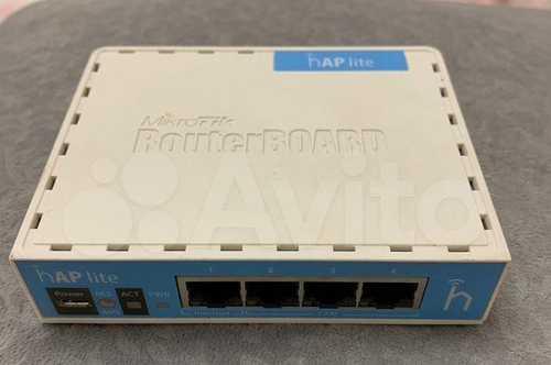 Маршрутизатор MikroTik hAP lite: 7DE308D0345C