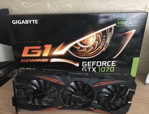 Видеокарта Gigabyte GeForce GTX1070 G1 Gaming 8G