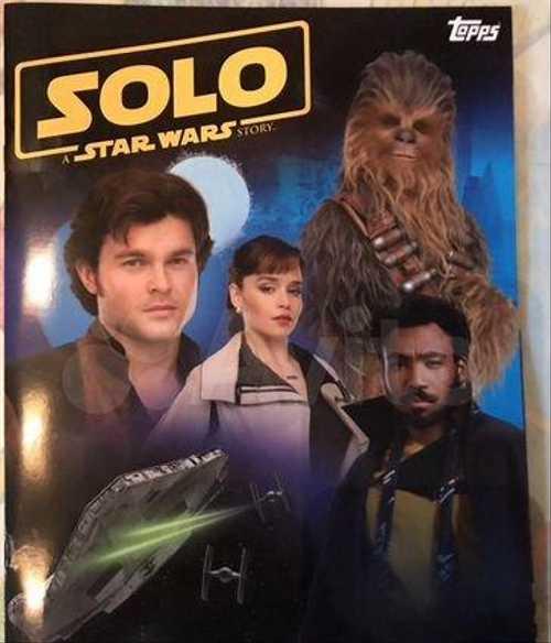 Topps Star Wars Solo.Пустой альбом на французском