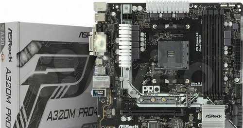 Продам мат.плату ASRock A320M Pro4