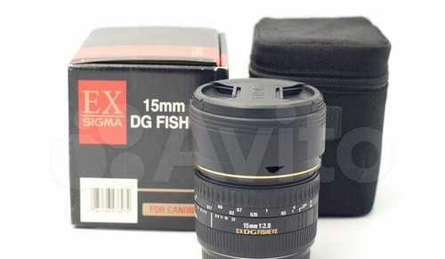 Sigma 15mm F2.8 DG fisheye Canon