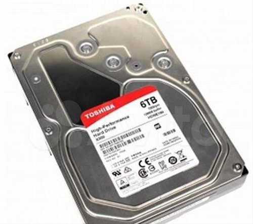 Жесткий диск HDD 6.0Tb Toshiba, SATA-III, 128Mb, 7200rpm X300 hdwe160uzsva