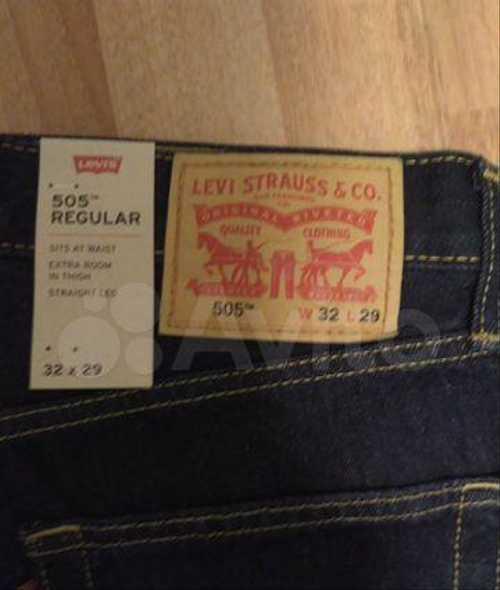 Джинсы Levi's 505, W32 L29