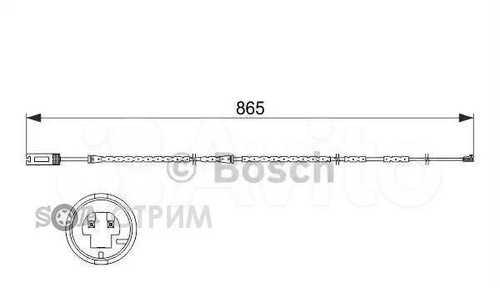 Bosch 1987473519 Датчик износа торм.колодок BMW X1 E84