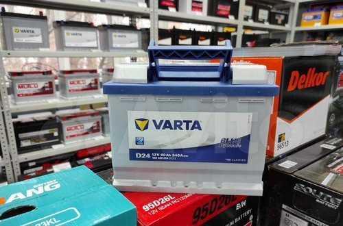 Аккумулятор 60ач 540А Varta D24 blue dynamic Уцен