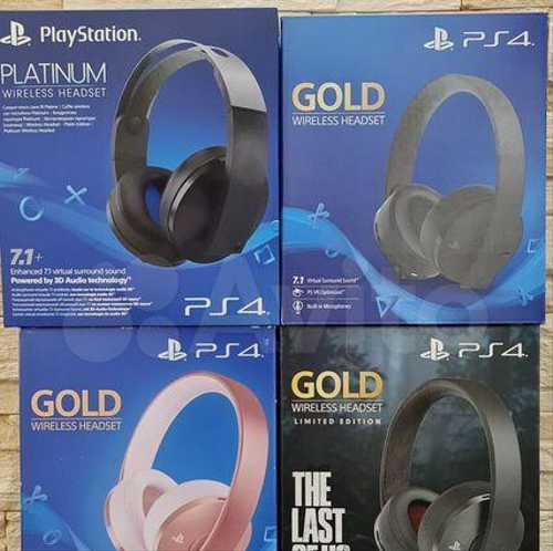 Наушники sony ps gold,platinum новые