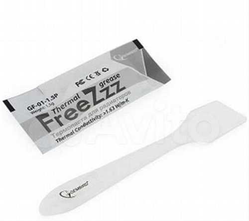 Термопаста Gembird FreeZzz 1.5 г, 1.63 wmk #GF-01-1.5P