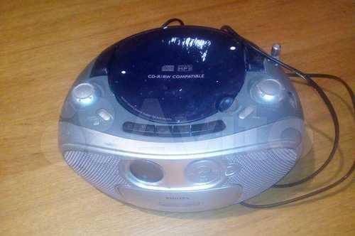 Кассетная Магнитола поддержка CD Philips AZ 1022