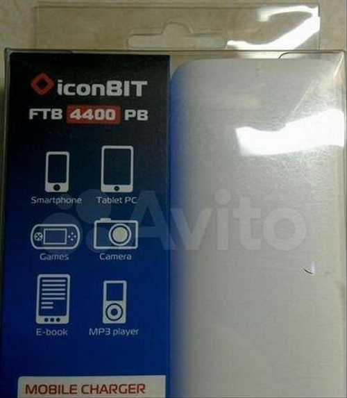 Новый внешний аккумулятор iconBIT FTB4400PB