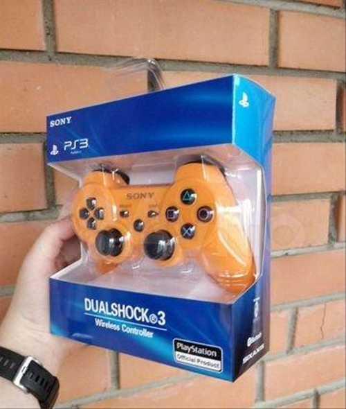 Джойстик PS3 (Оранжевый)