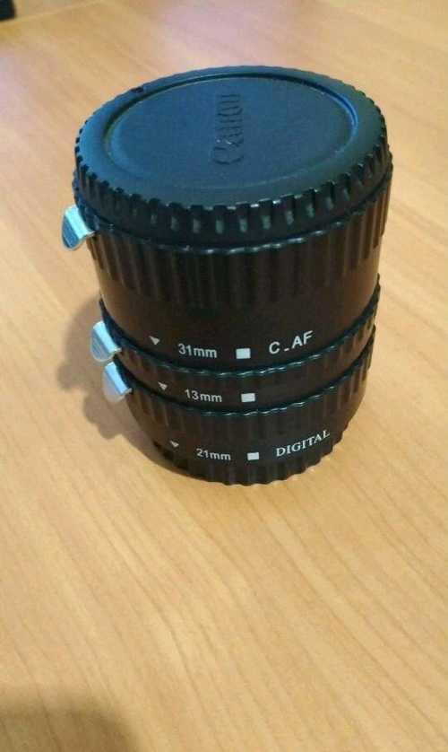 Наборы макроколец с автофокусом для Canon