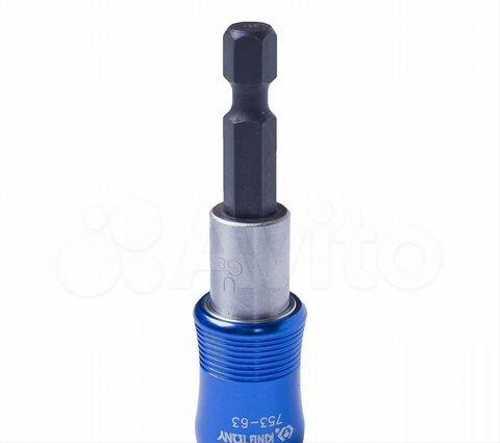 Держатель 1/4") 1/4" с фиксатором, самосброс king tony 753-63